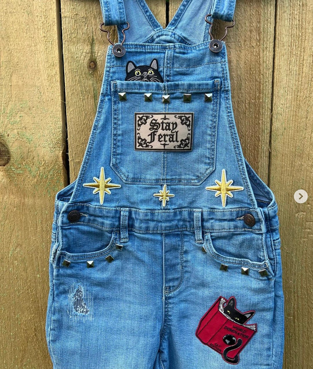 Kids Denim Overalls, FERAL-7/8 - Etsy