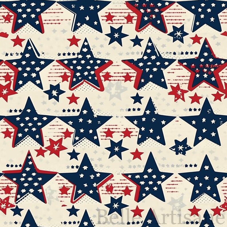 Digital Paper - 4th of July - SEAMLESS - Etsy