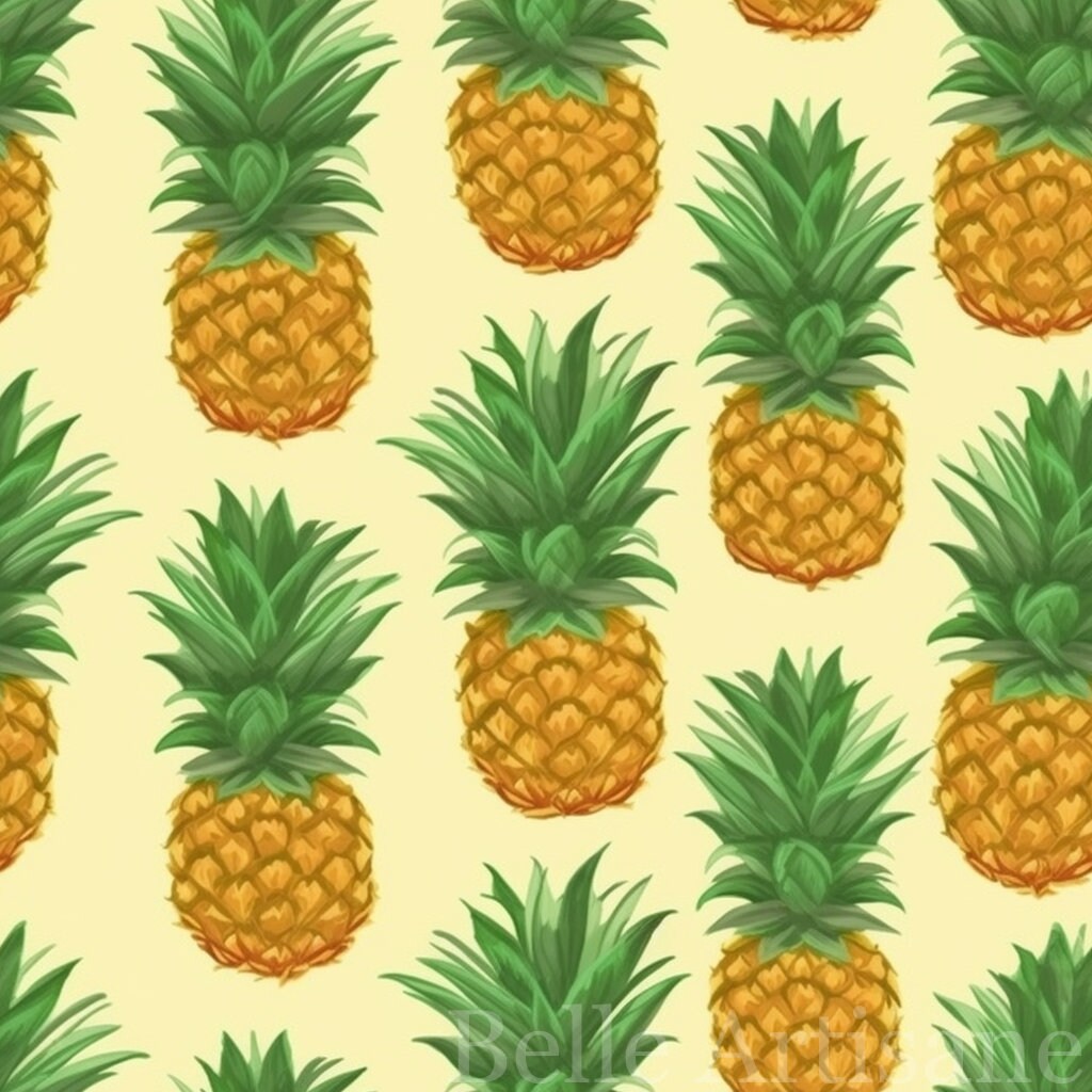 Digital Paper - Pineapples - SEAMLESS - Etsy