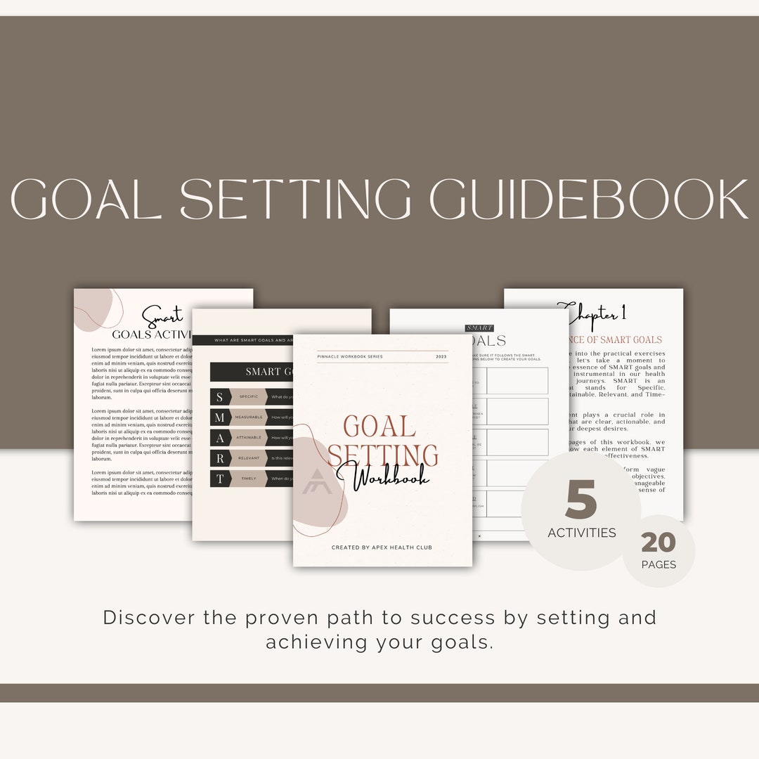 Goal Setting Workbook - Etsy