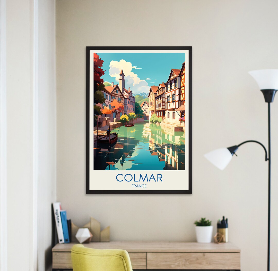 Colmar Art France Poster Colmar Print Colmar Painting - Etsy