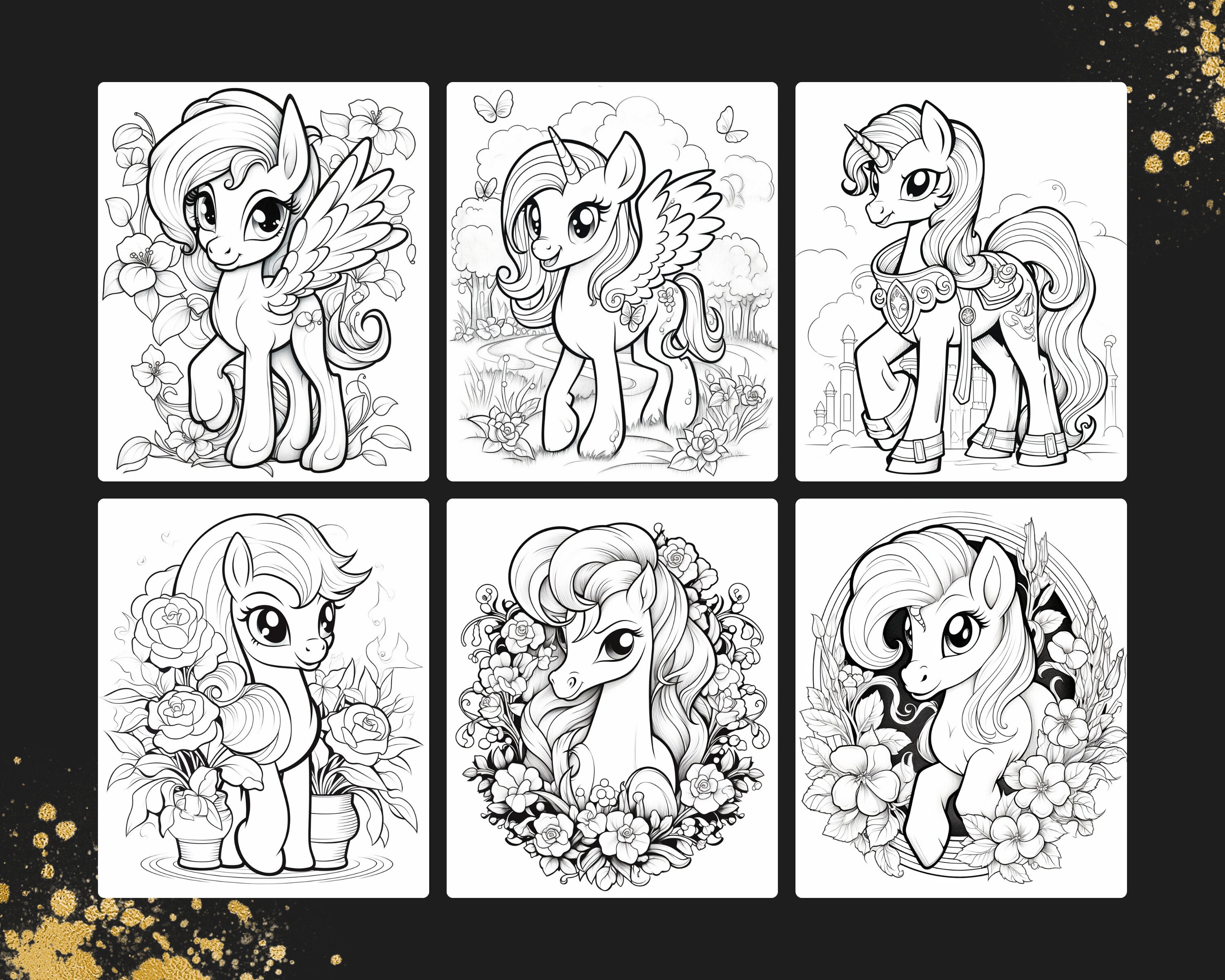 Kids Coloring Pages My Little Pony