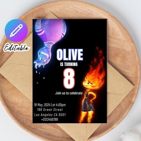 Elemental Birthday Party - Etsy