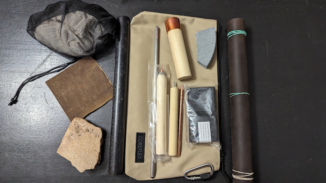 Knapwrap Flint-knapping Field Kit - Etsy