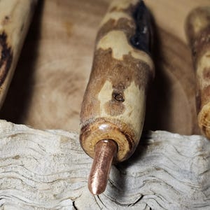 Oak-handled Pressure Flaker W/ Copper Tip - Flint-knapping Tool - Etsy