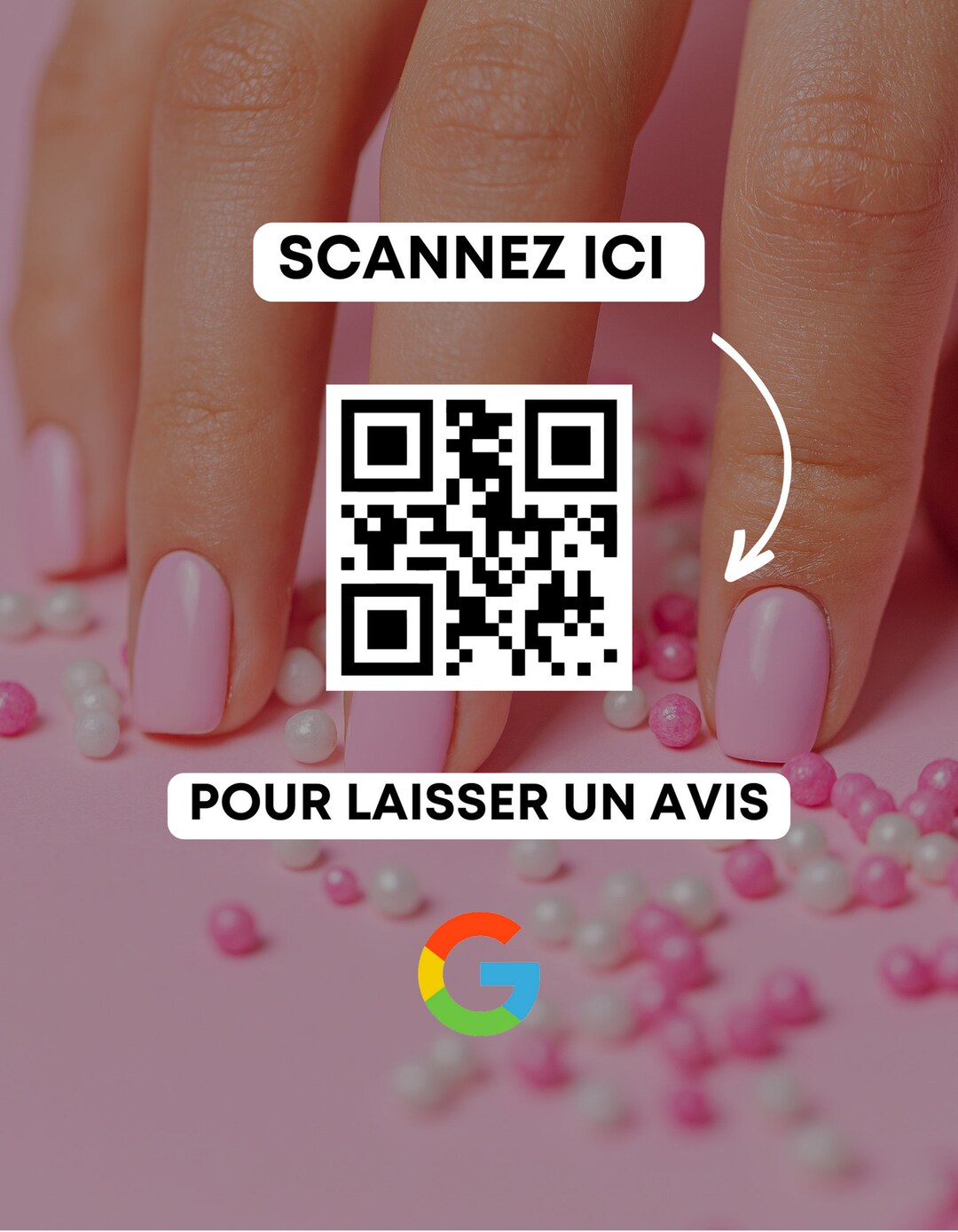 QR CODE SHEET Manicure - Etsy