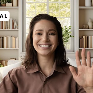 Zoom Background With Bookshelves, Home Office Bookshelf Backdrop ...