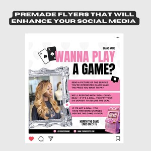 Deal or No Deal Hair Flyer, Bundle Deal Flyer, Books Now Open, Hair ...