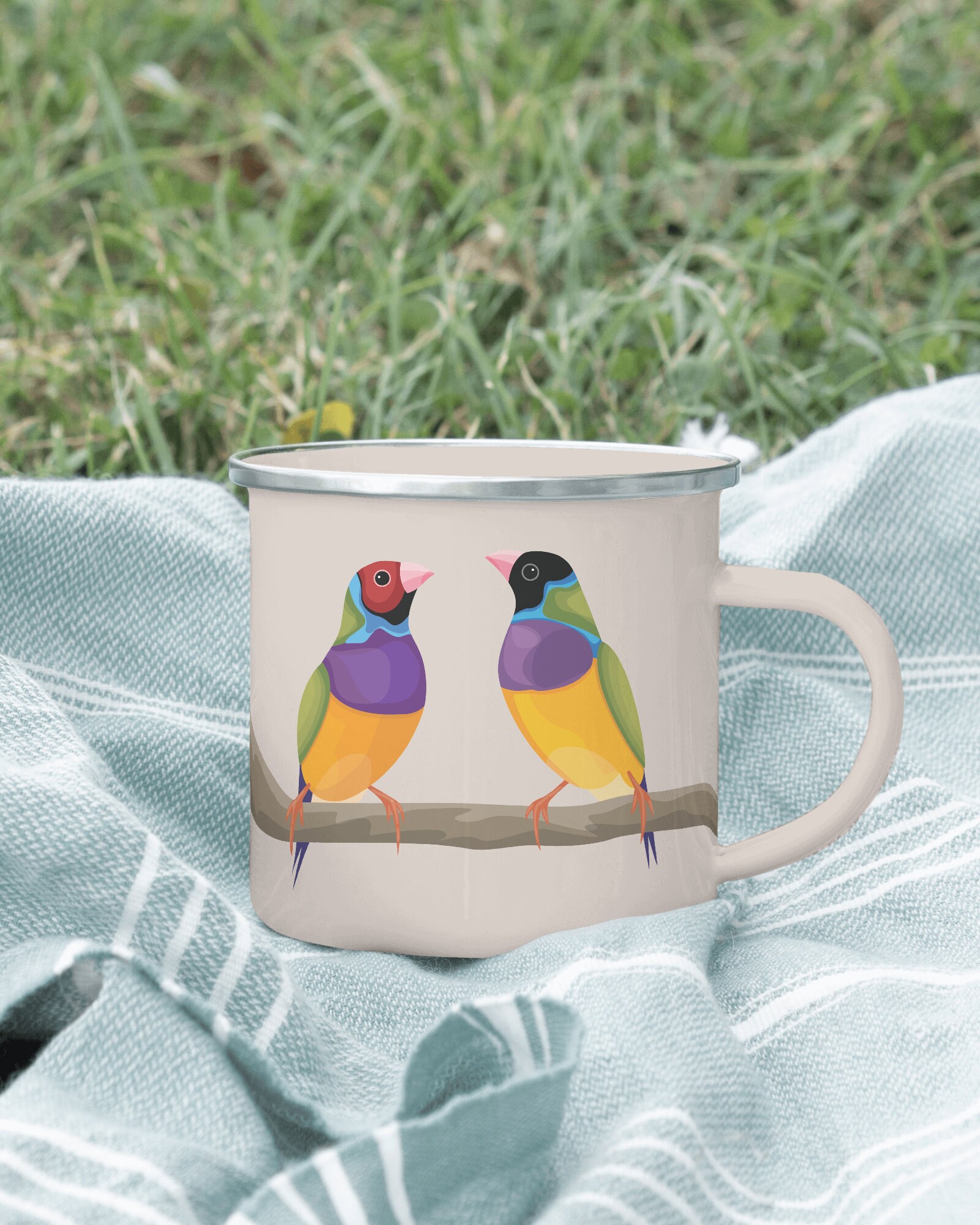 Gouldian Finch Clipart, Printable Sticker, Instant Download, Rainbow ...