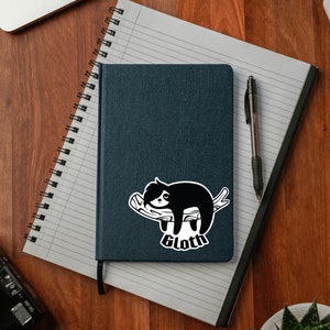 Cute Gothic Sloth Printable Sticker, Hi-res PNG, Instant Download ...