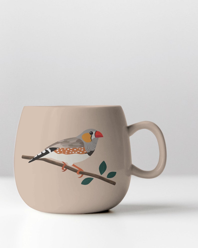 Zebra Finch Clipart, Printable Sticker, Instant Download, Australian ...