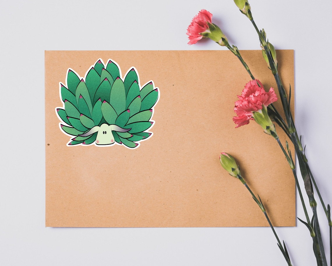 Cute Leaf Slug Printable Sticker, Instant Download, Sea Sheep, Print ...