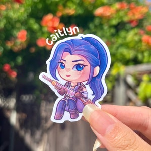 ARCANE STICKERS // Jinx Vi Ekko Caitlyn Caitvi Lol League of Legends ...