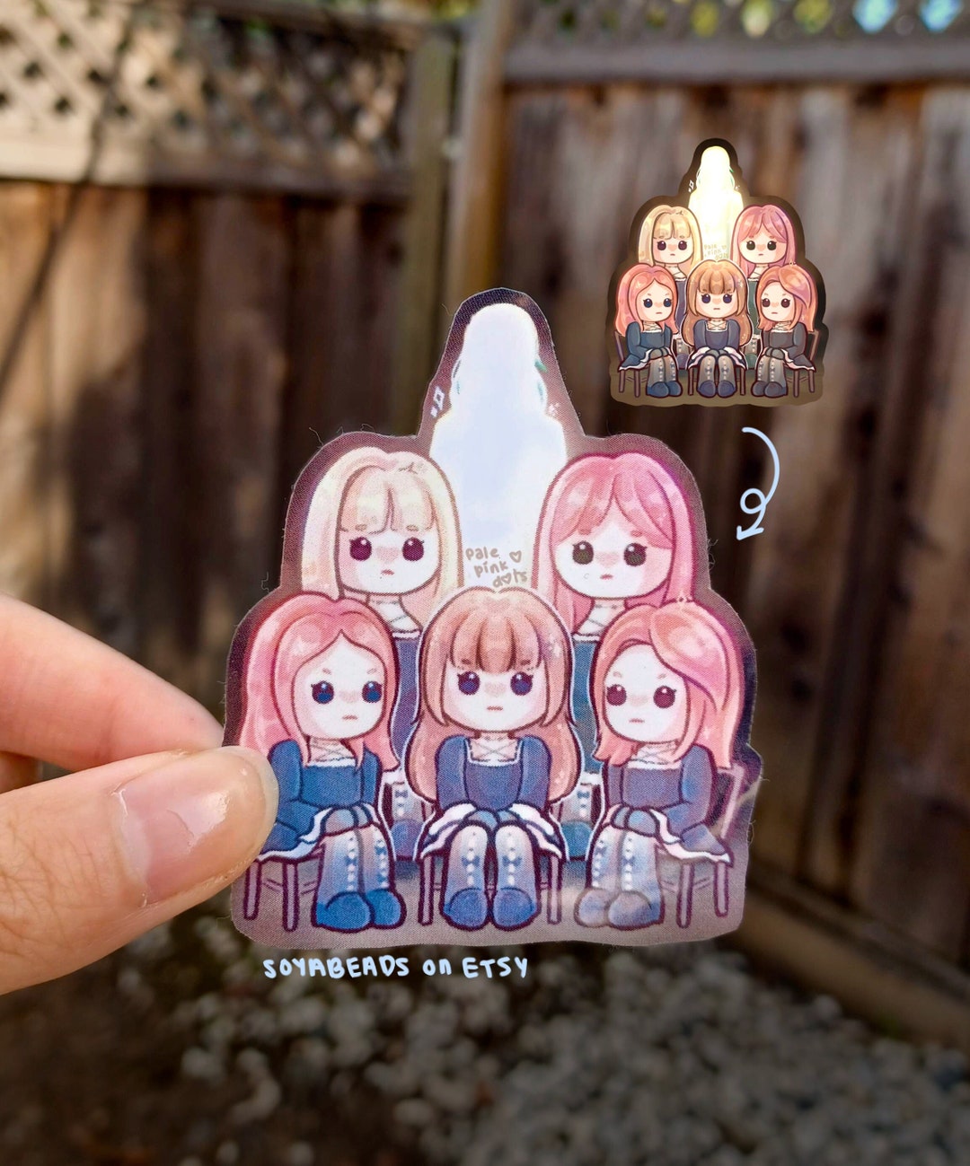 ARTMS & LOOSSEMBLE STICKER and Keychain Loona Kpop Waterproof Water ...