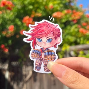 ARCANE STICKERS // Jinx Vi Ekko Caitlyn Caitvi Lol League of Legends ...