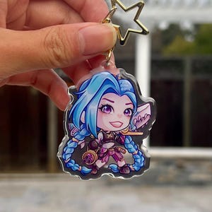 ARCANE SEASON 1 SCHLÜSSELANHÄNGER // Jinx Vi Ekko Caitlyn Caitvi LoL ...