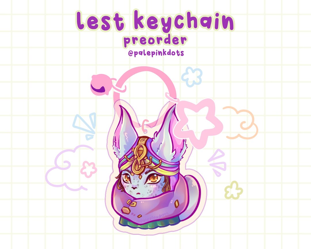 PREORDER // LEST Acrylic Keychain // Arcane Vastaya Chibi Keyring Charm ...