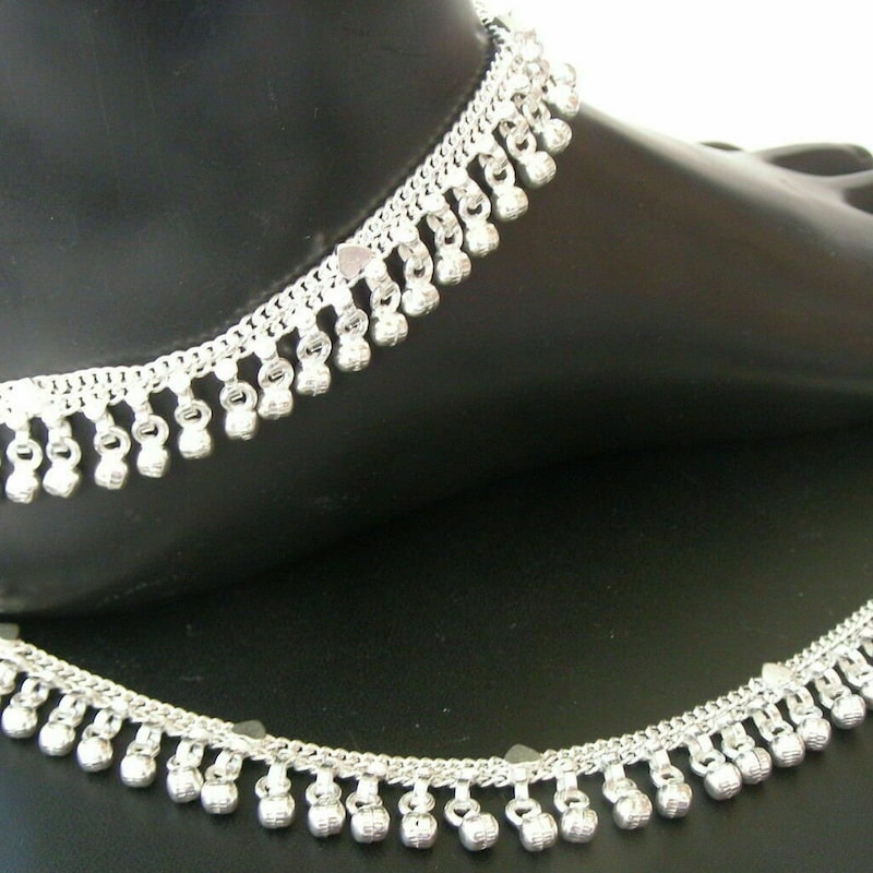 Pure Silver Payals - Etsy