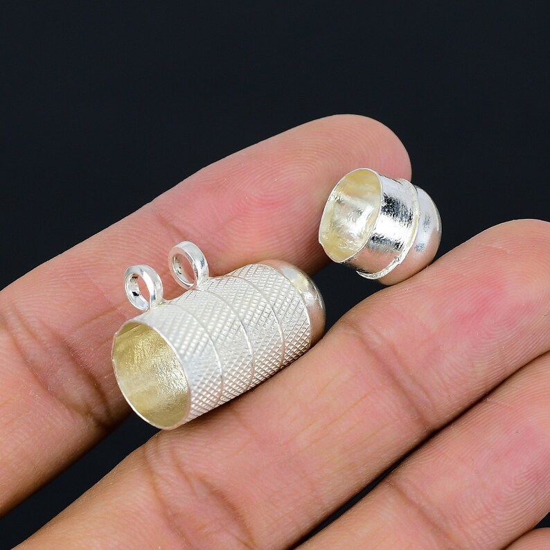 PURE Silver Handmade Locket Indian Tabeez or Taveez With Black Thread ...