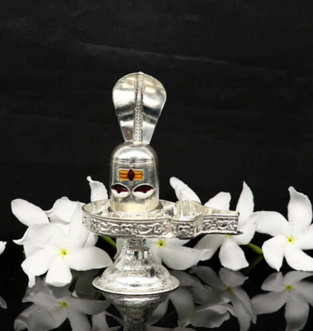 Silver Idol Shiva Lingam Stand,jalheri Use for Holding Shiva Lingam - Etsy