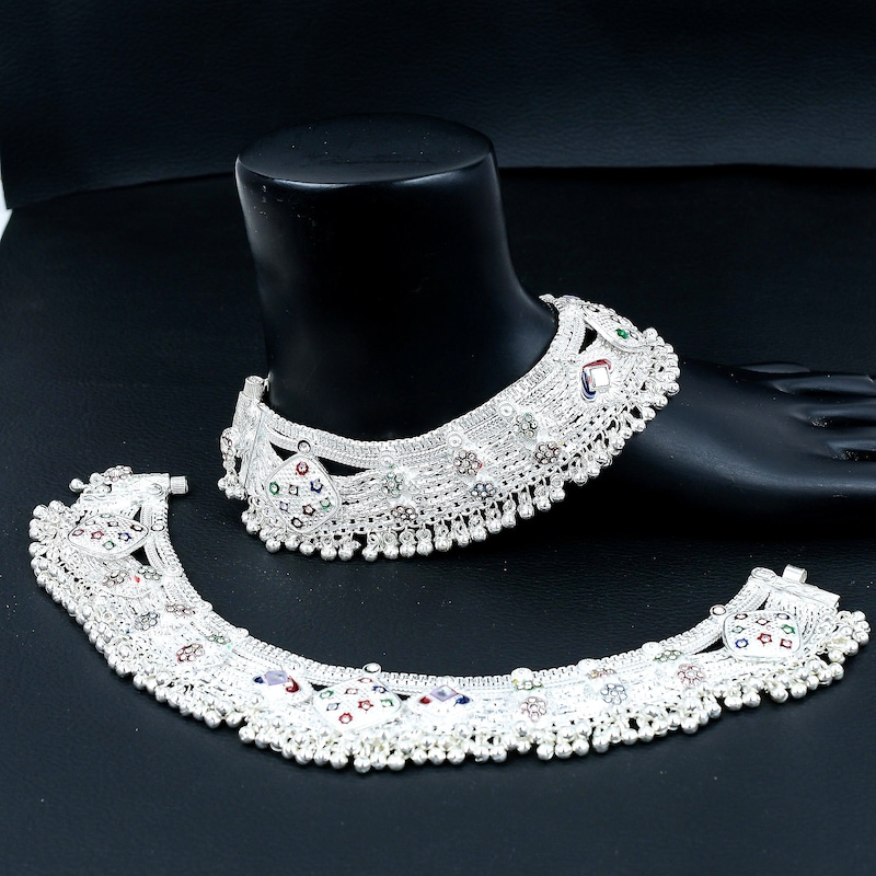 Pure Silver Payals - Etsy