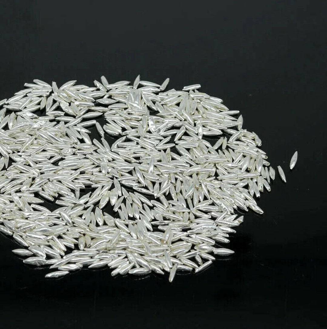 Pure Silver Rice Akshat: Hindu Pooja Offering (10 Grams) - Etsy