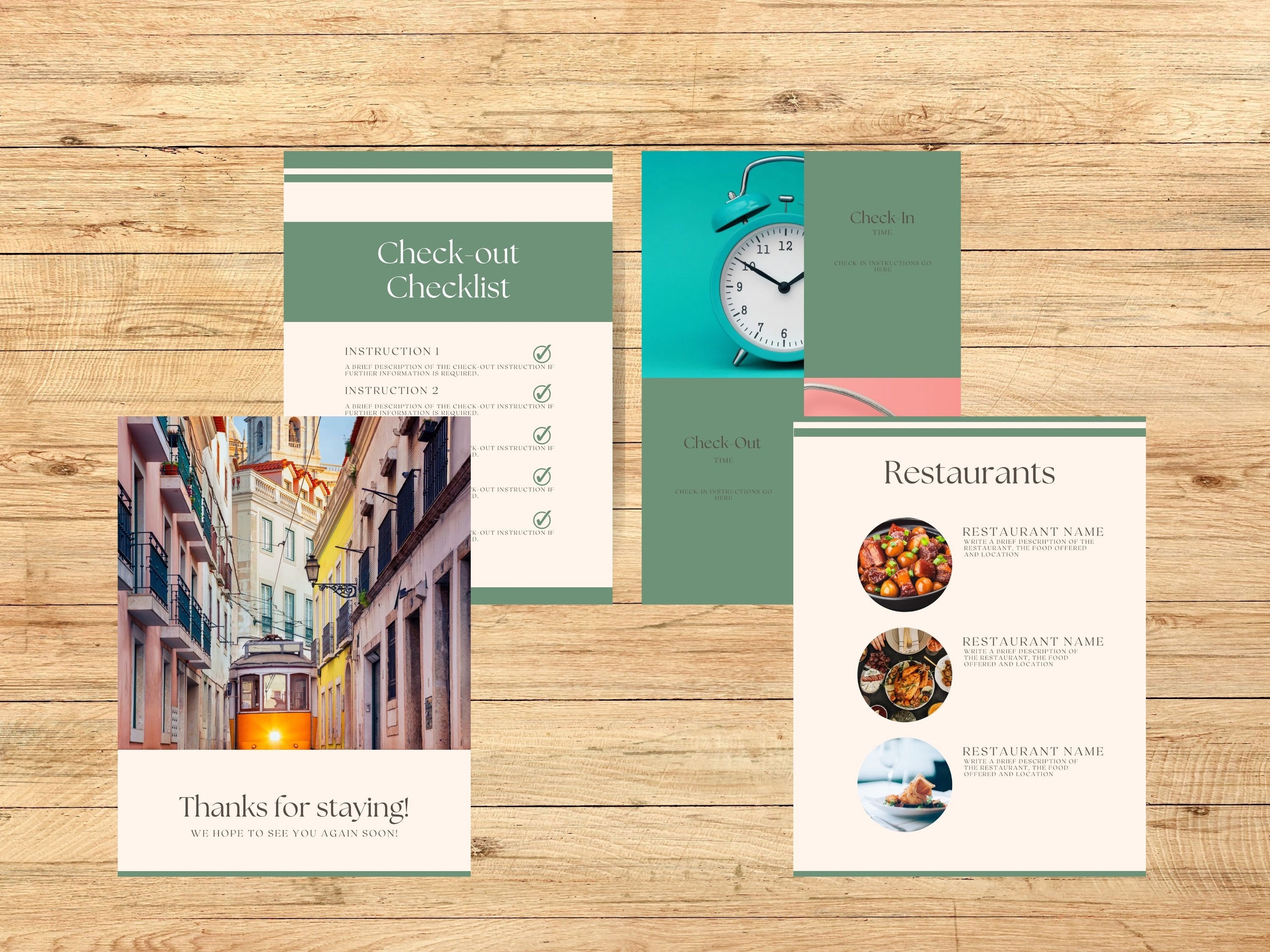 Editable Welcome Pack For Airbnb Hosts Airbnb Welcome Pack Etsy