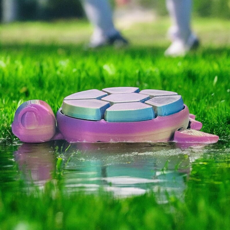 3D Printed Sea Turtle Fidget Clicker -sensory Toy-stress Relief for ...