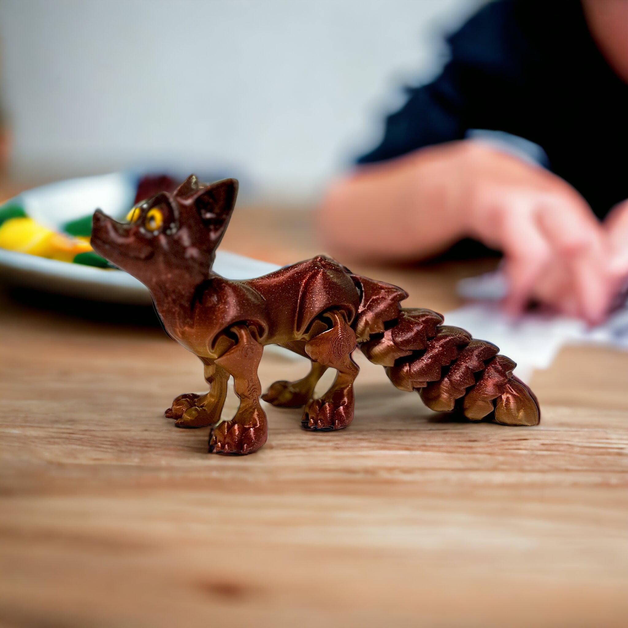 Articulated Fox, 3D Printed, Sensory Toy, Flexible, Children's Gift ...