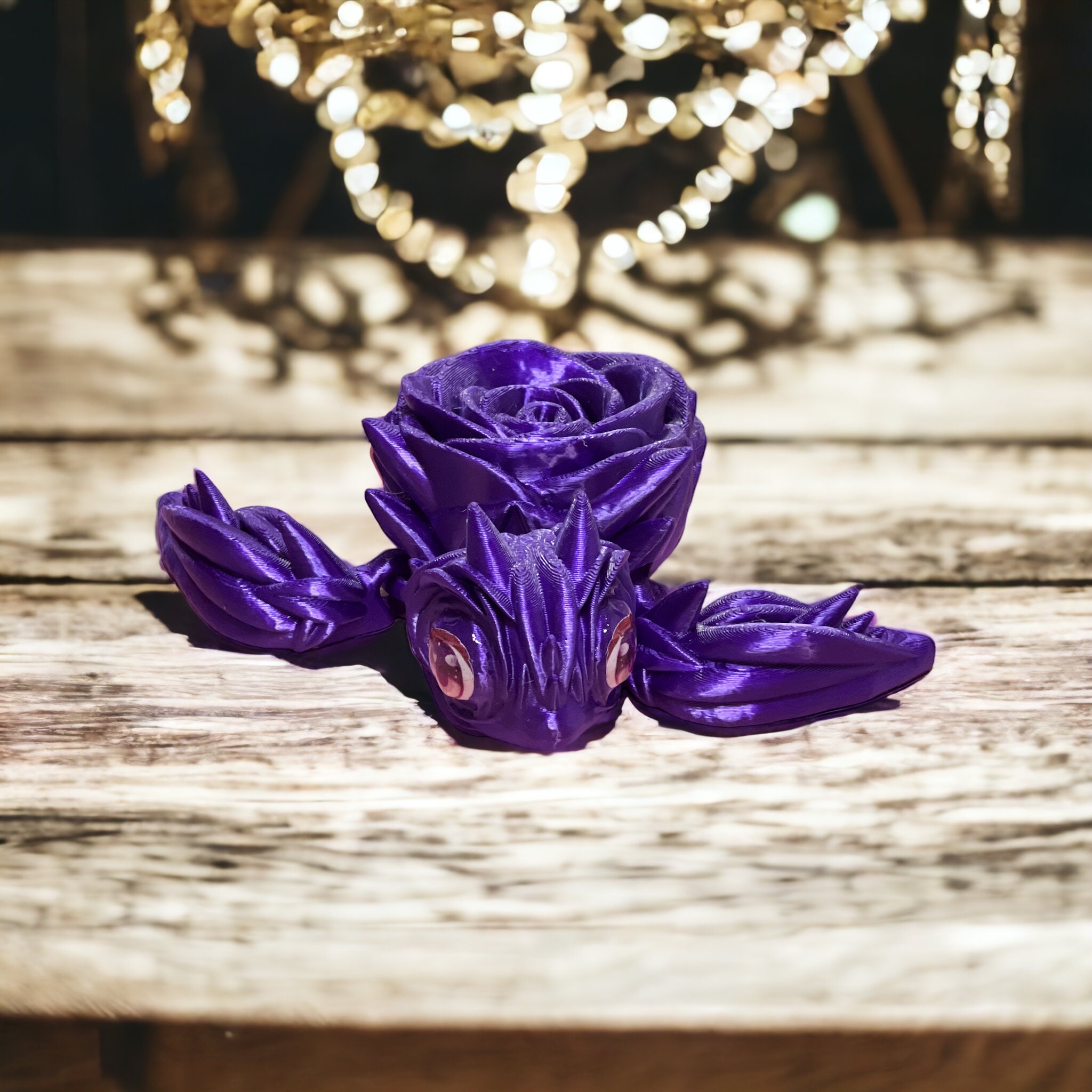 Rose Turtle Fidget Toy Flower Turtle Articulated 3D - Etsy