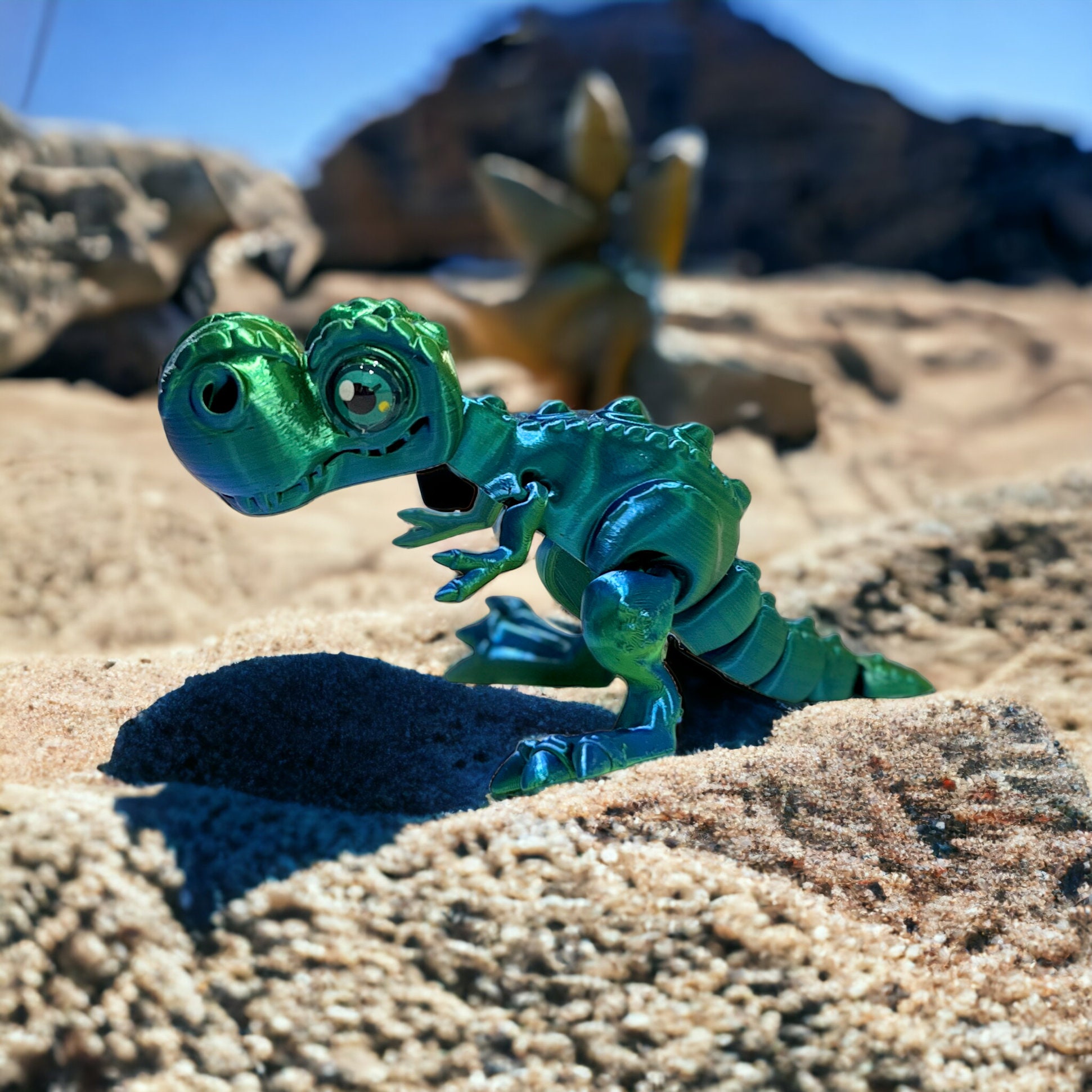 T-rex 3D Printed Tyrannosaurus Rex Sensory Toy Flexible - Etsy