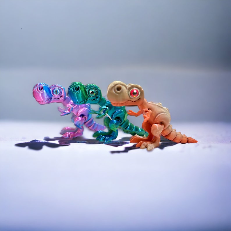 T-rex 3D Printed Tyrannosaurus Rex Sensory Toy Flexible - Etsy