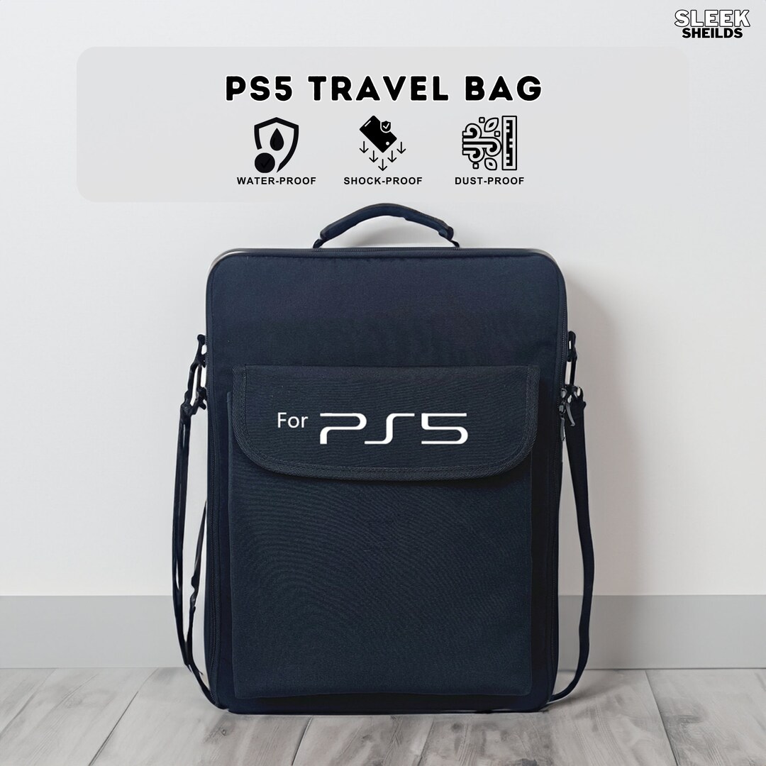 Playstation Travel Case - Protective Shoulder Bag for Playstation 5 ...