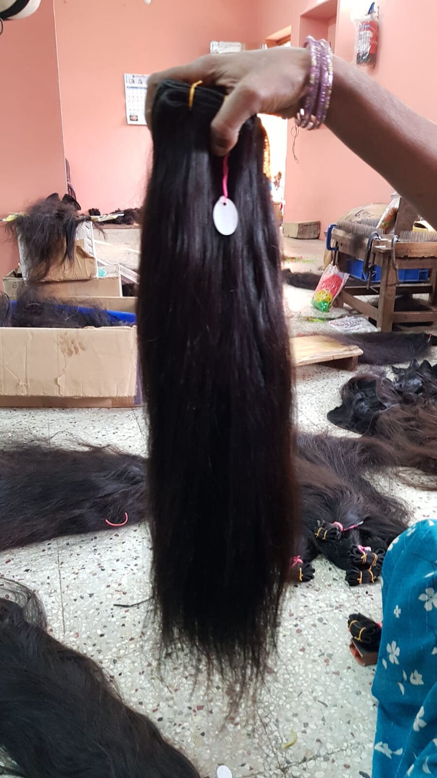 Raw Indian Natural Straight Temple Virgin Remy Hair Luxury Weft ...
