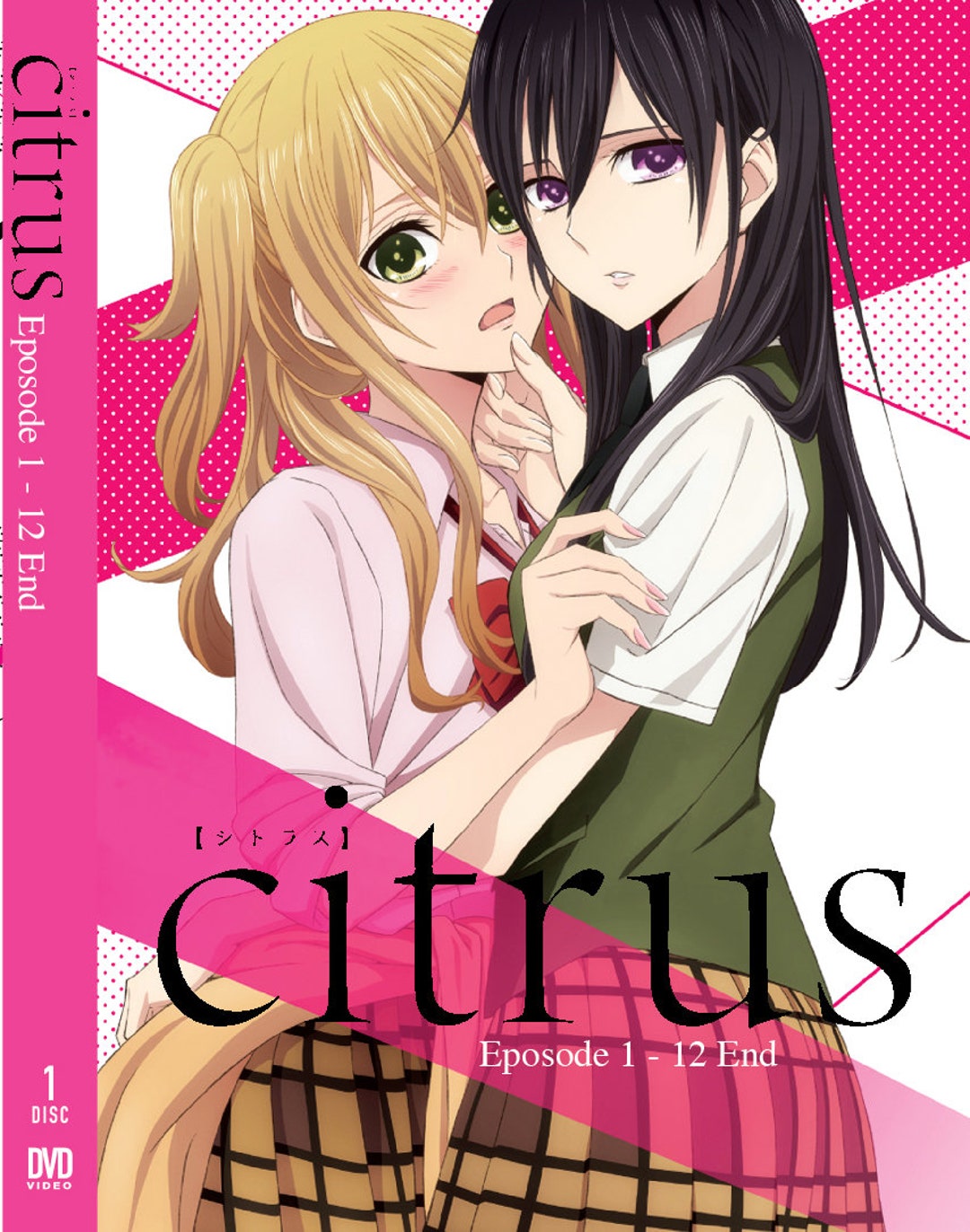 DVD CITRUS Complete TV Series Uncut Version epi 1-12 End - Etsy