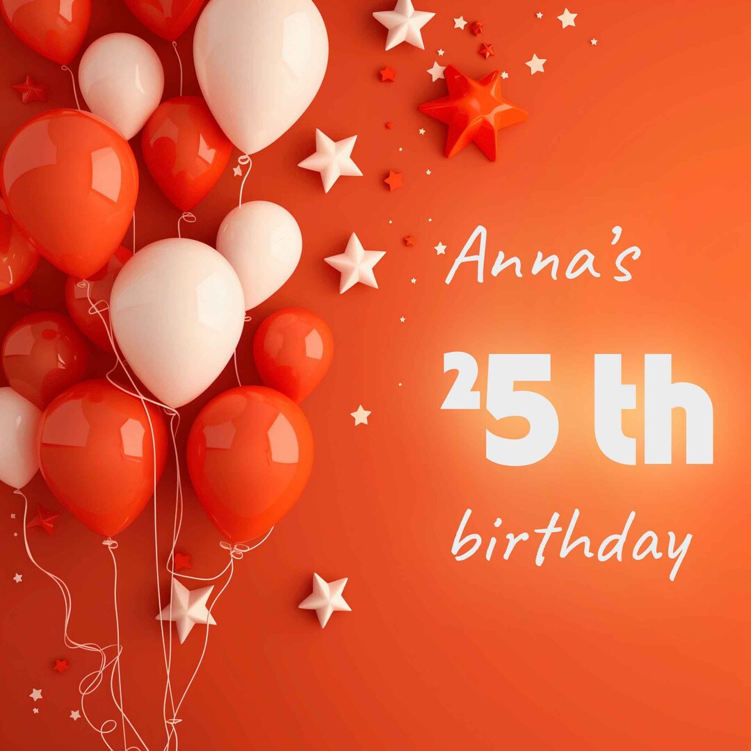 Two Personalized Birthday Cards - Etsy