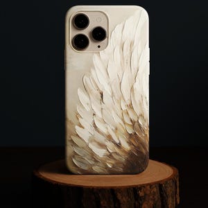 Angel Wing | Textured Wing Wall Art Printable | Neutral Minimalist ...