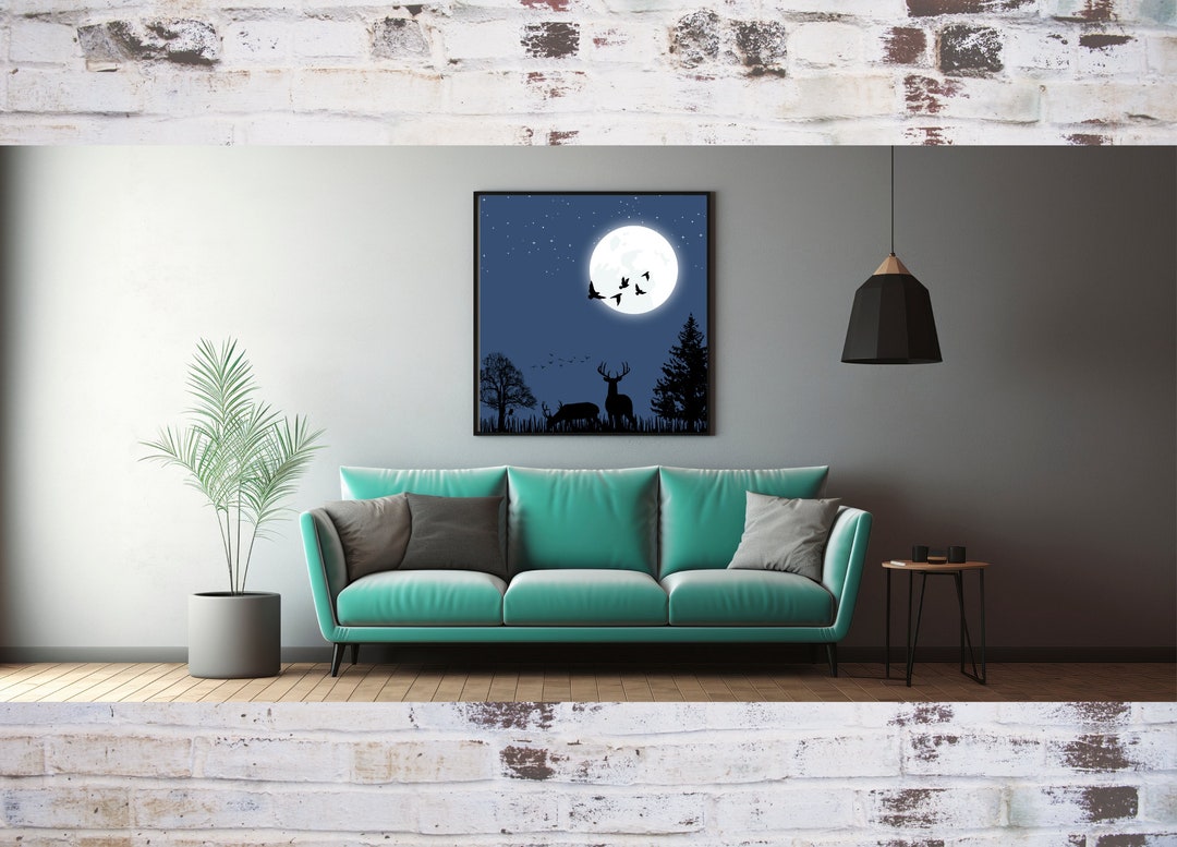 Matte Vertical Wild Night Life Wall Posters - Etsy