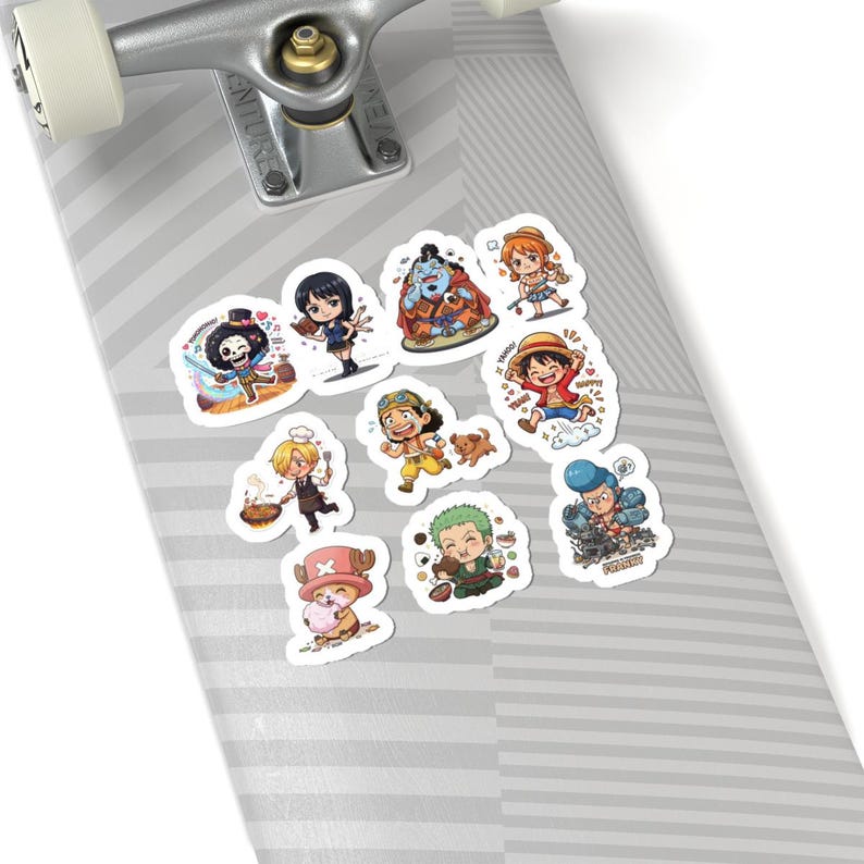 Chibi One Piece Crew Vinyl Sticker Sheet, Glossy Kiss-cut Decals - Etsy