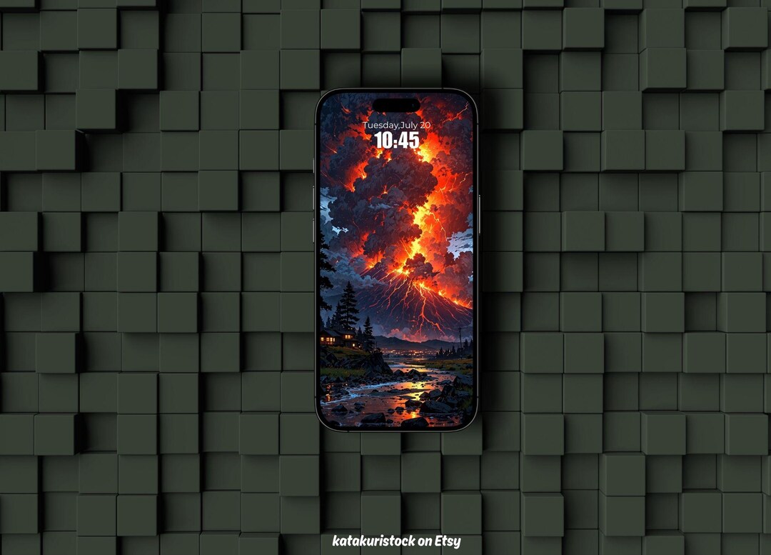 Mobile Phone Anime 4k Wallpaper Vibe - Etsy