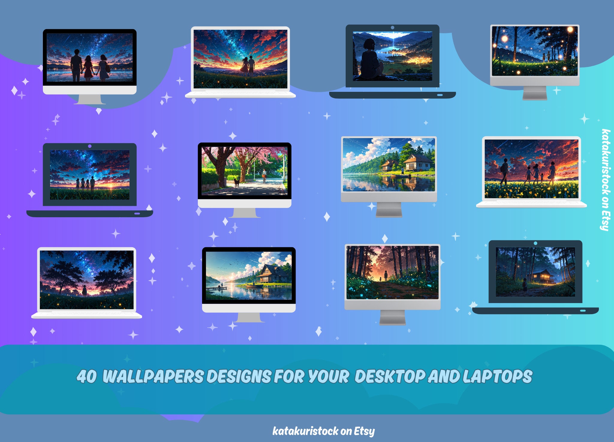 Comix Wave Film Desktop Wallpapers: Anime Landscape Backgrounds ...