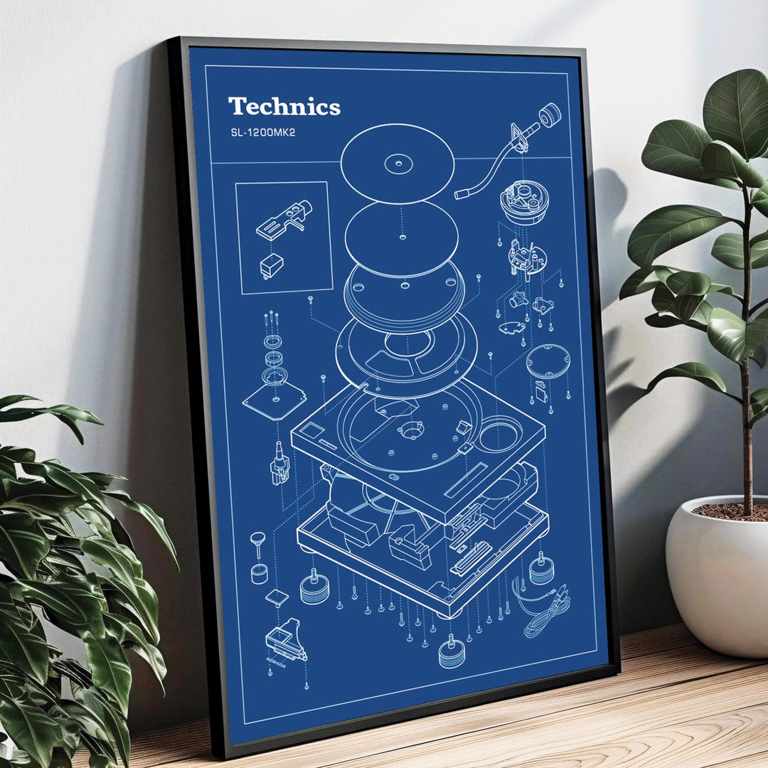 Technics Turntables Schematic, 1200 Mk2 Technics , Record Player ...