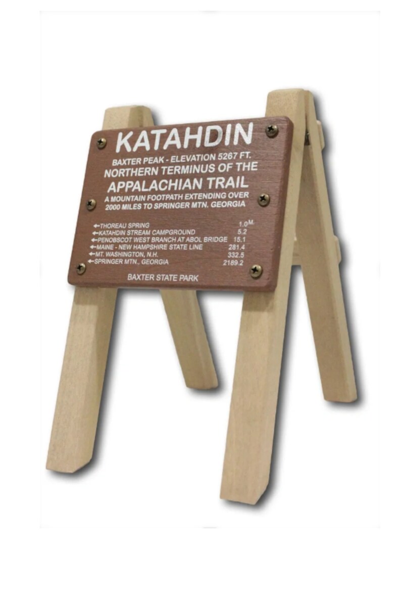 Replica Mt. Katahdin Sign Picture Holder - Etsy