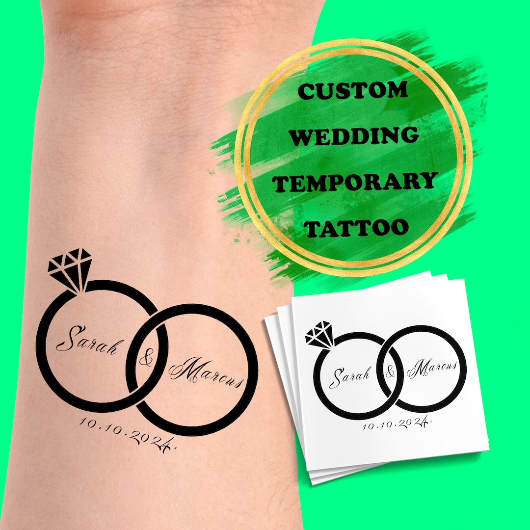 Custom Wedding Temporary Tattoo Wedding Favor Wedding Gift Custom custom-wedding-temporary-tattoo-wedding-favor-wedding-gift-custom