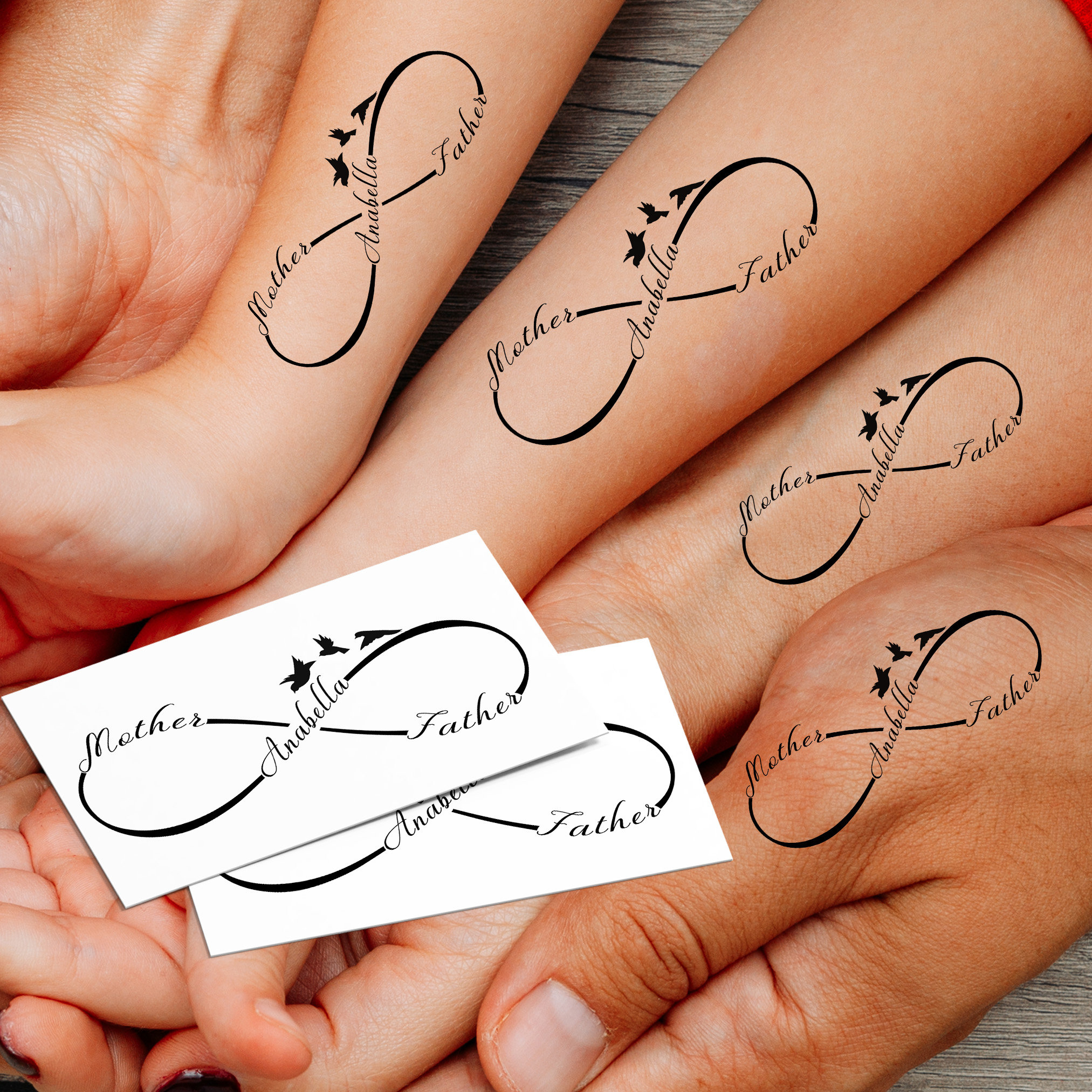 Infinity Symbol Dad Tattoos