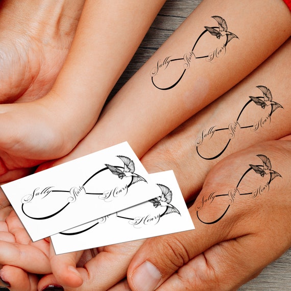 Infinity Family Tattoo Designs
