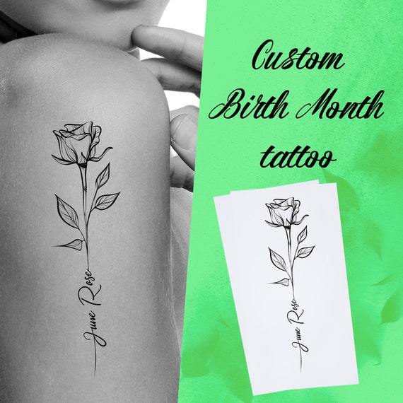 June Birth Flowers Tattoos