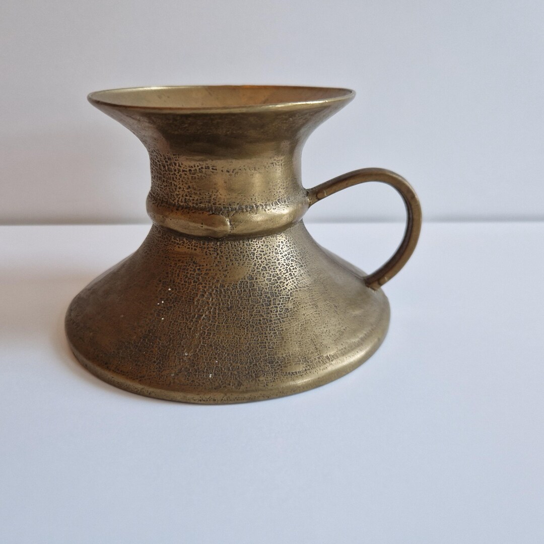 Antique Brass Candle Holder - Etsy