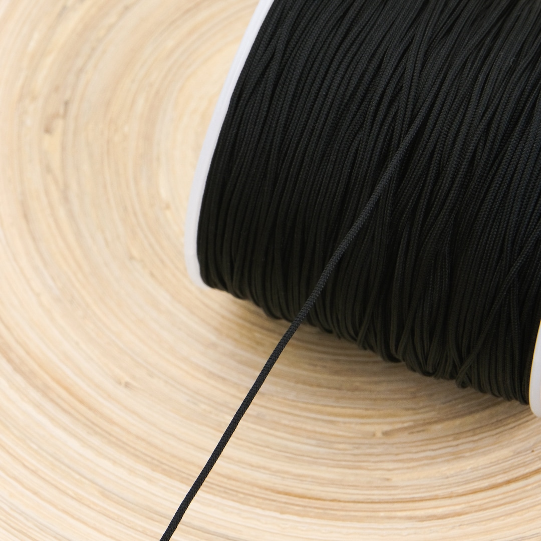 Black Paracord Crafting Supplies Durable and Versatile Parachute Cord ...