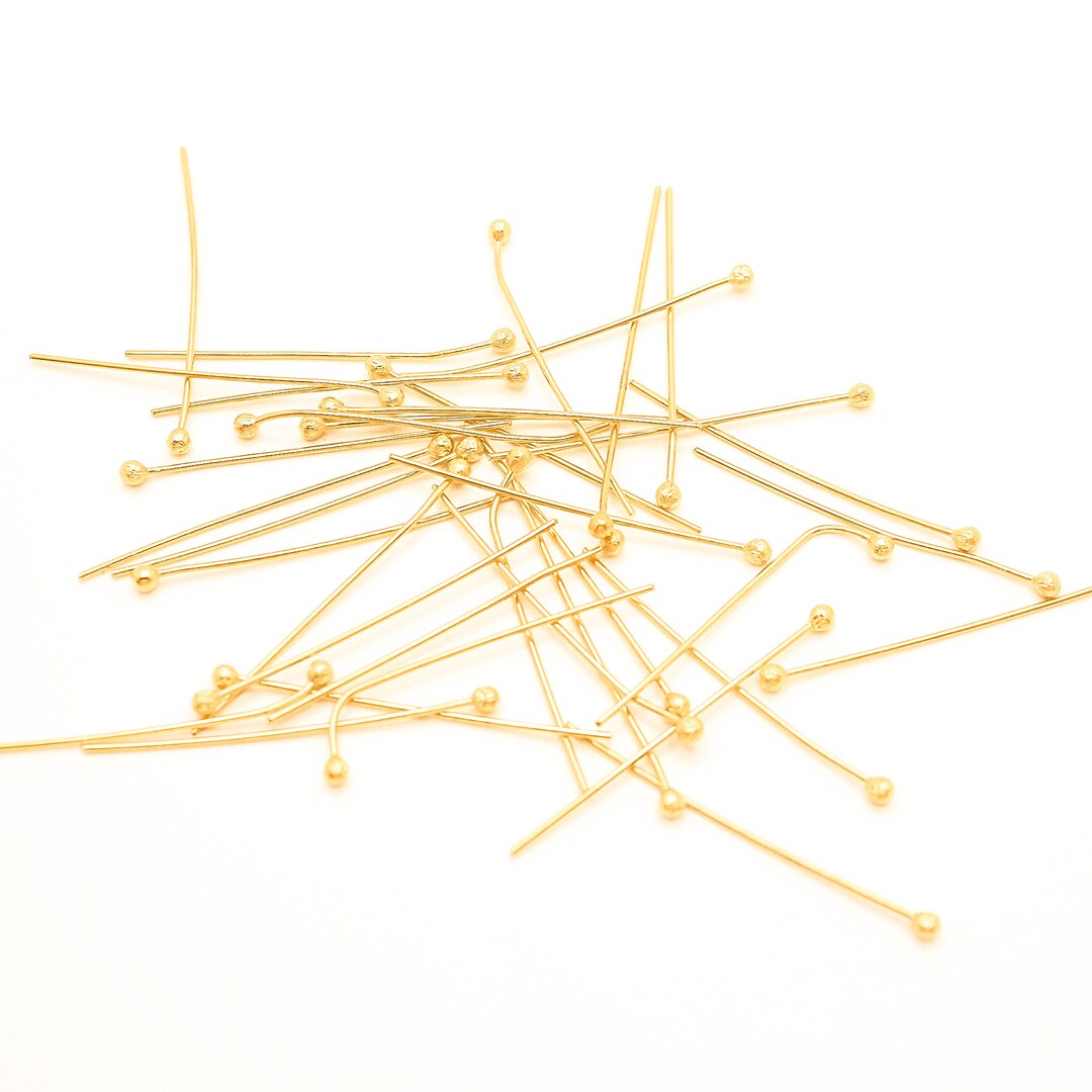 Ball-end Jewelry Pin, Ball-end Jewelry Pin Findings, Jewelry Making ...